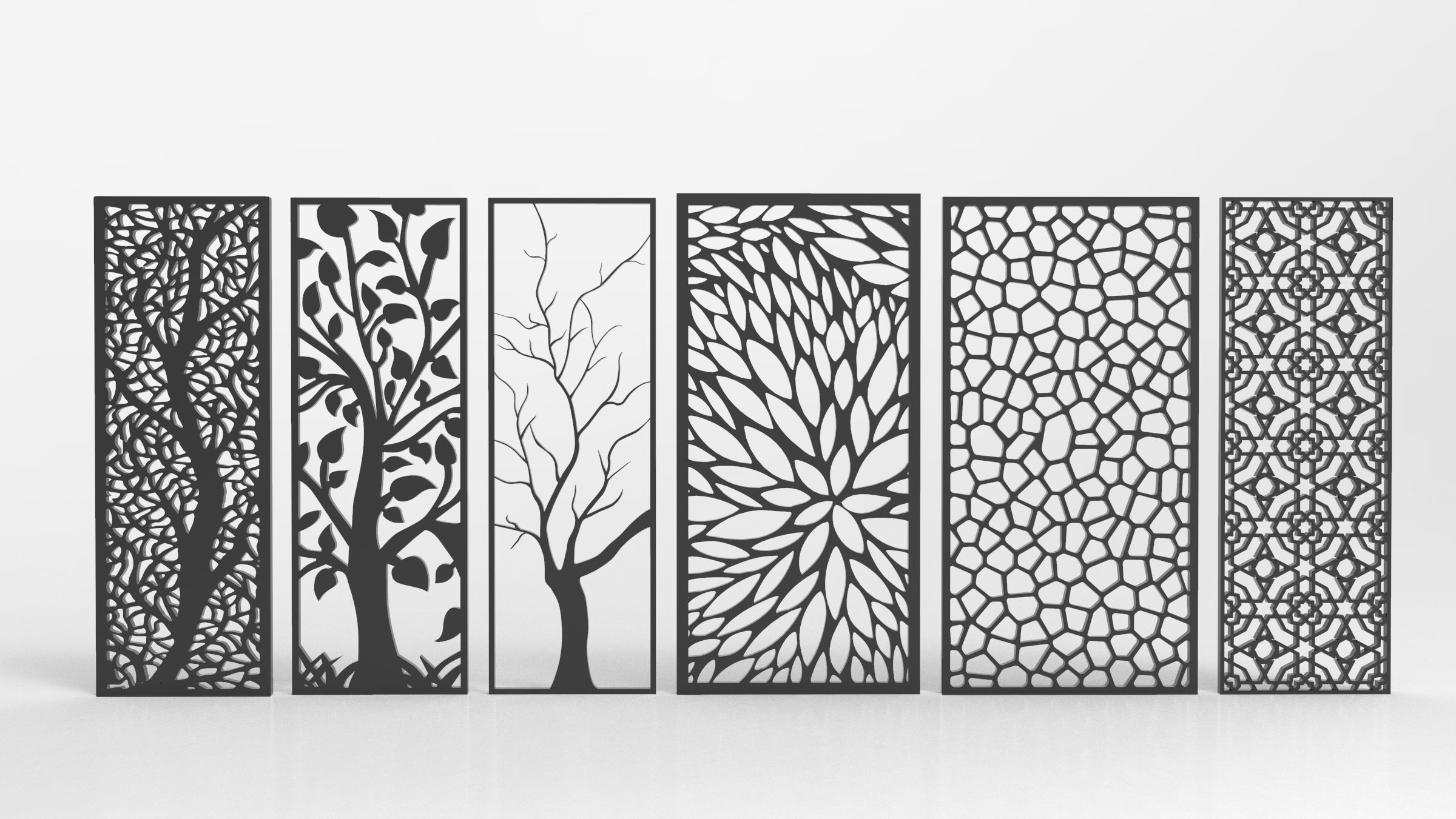 25 Decorative panels 3D model SET 001 3D model | CGTrader