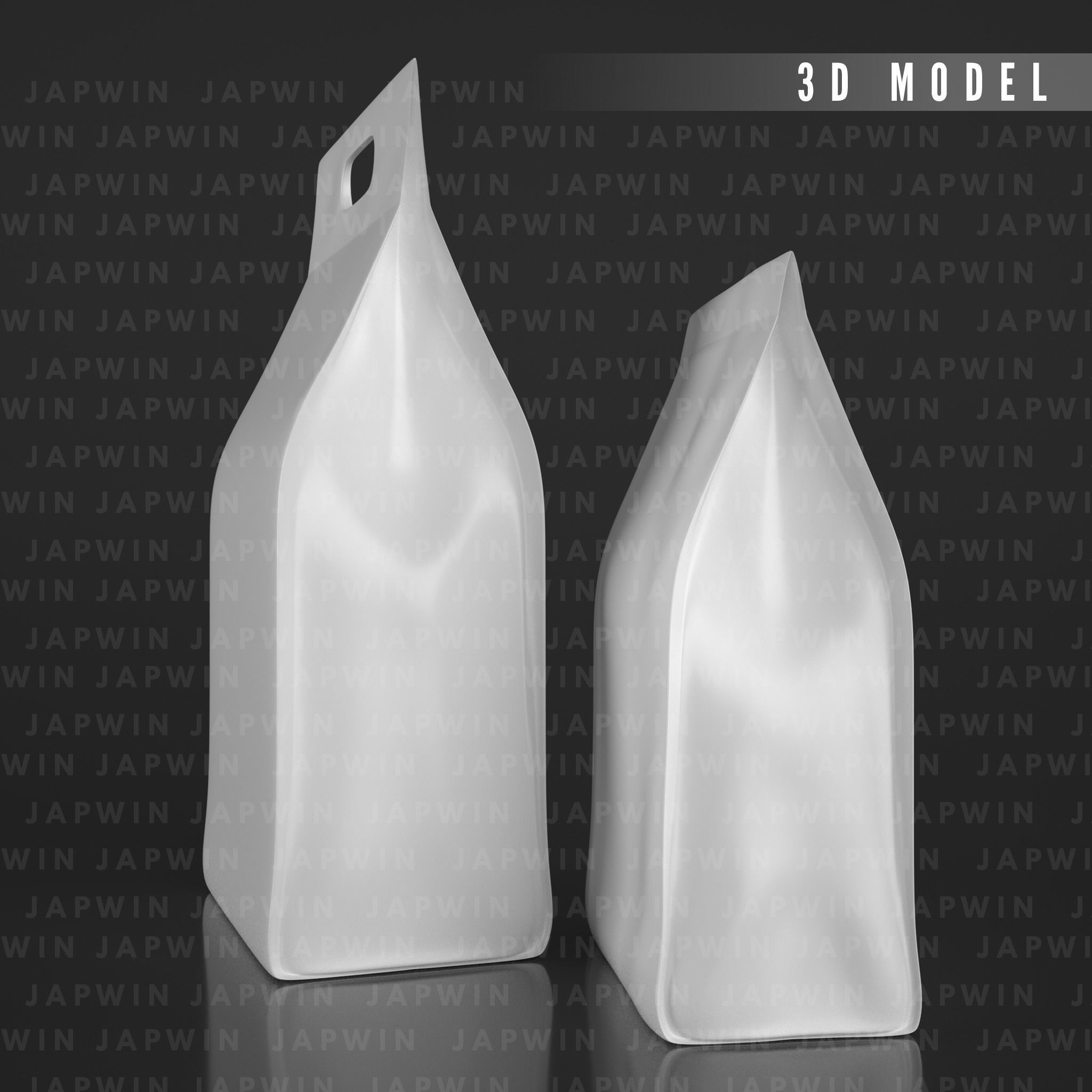 4 Side Seal Pouch Packaging 3D model | CGTrader