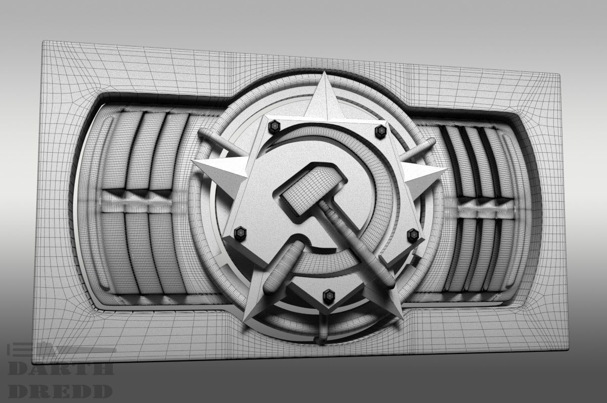 Red Alert 2 Soviet Logo 3D model | CGTrader