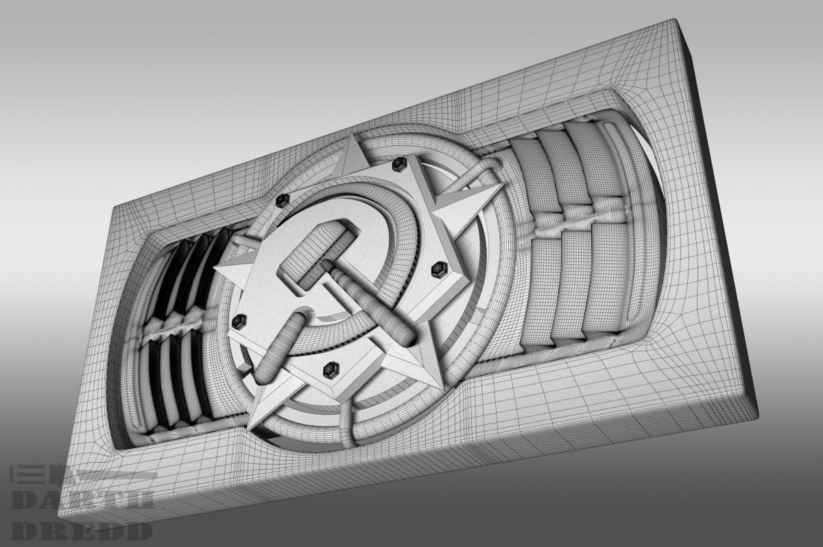 Red Alert 2 Soviet Logo 3D model | CGTrader