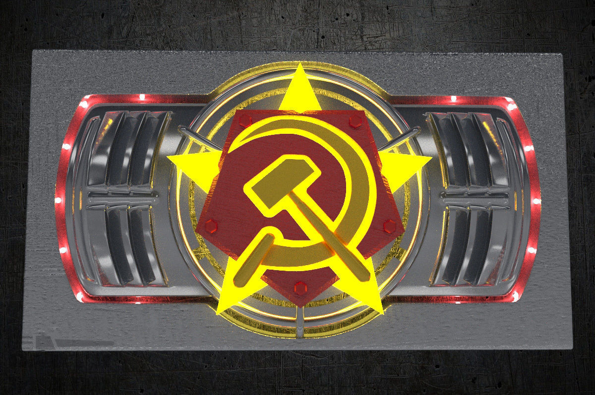 Red Alert 2 Soviet Logo 3D model | CGTrader