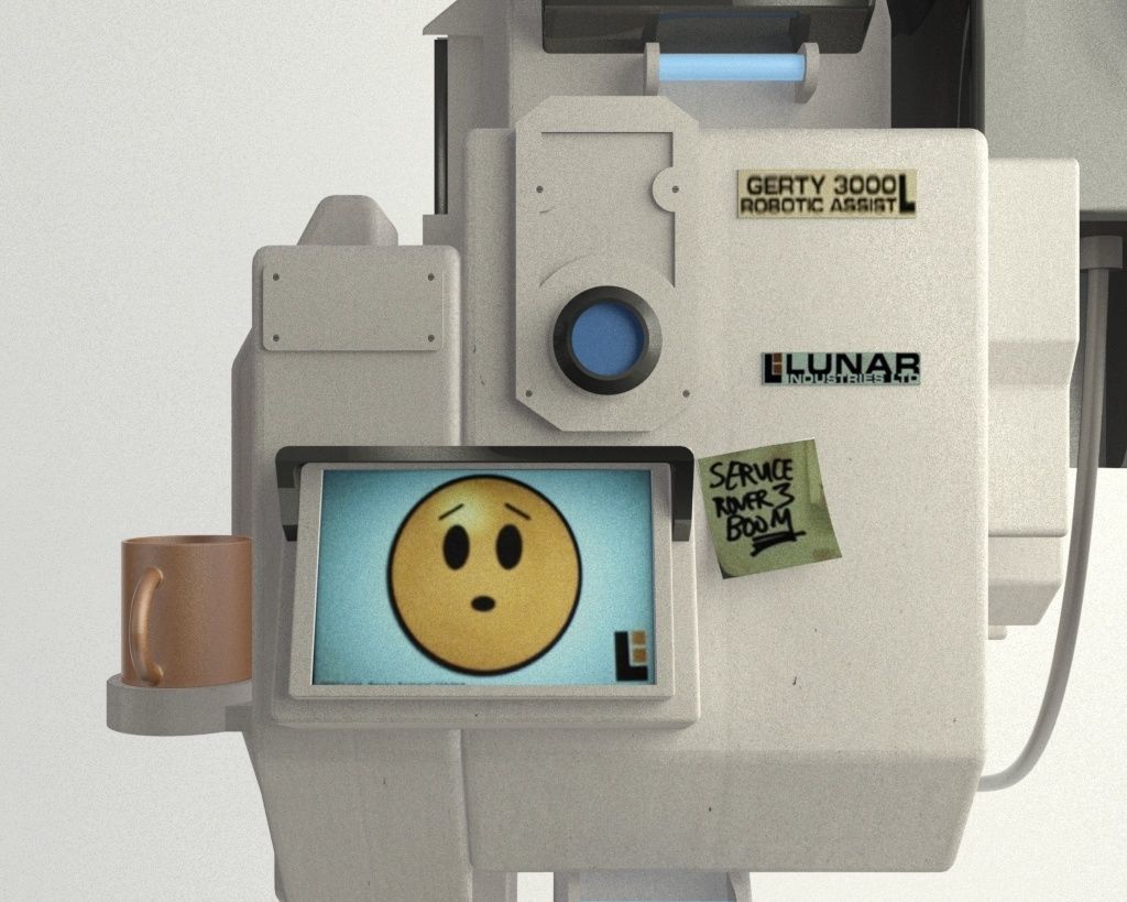 Gerty Robot Moon Movie 3D model | CGTrader