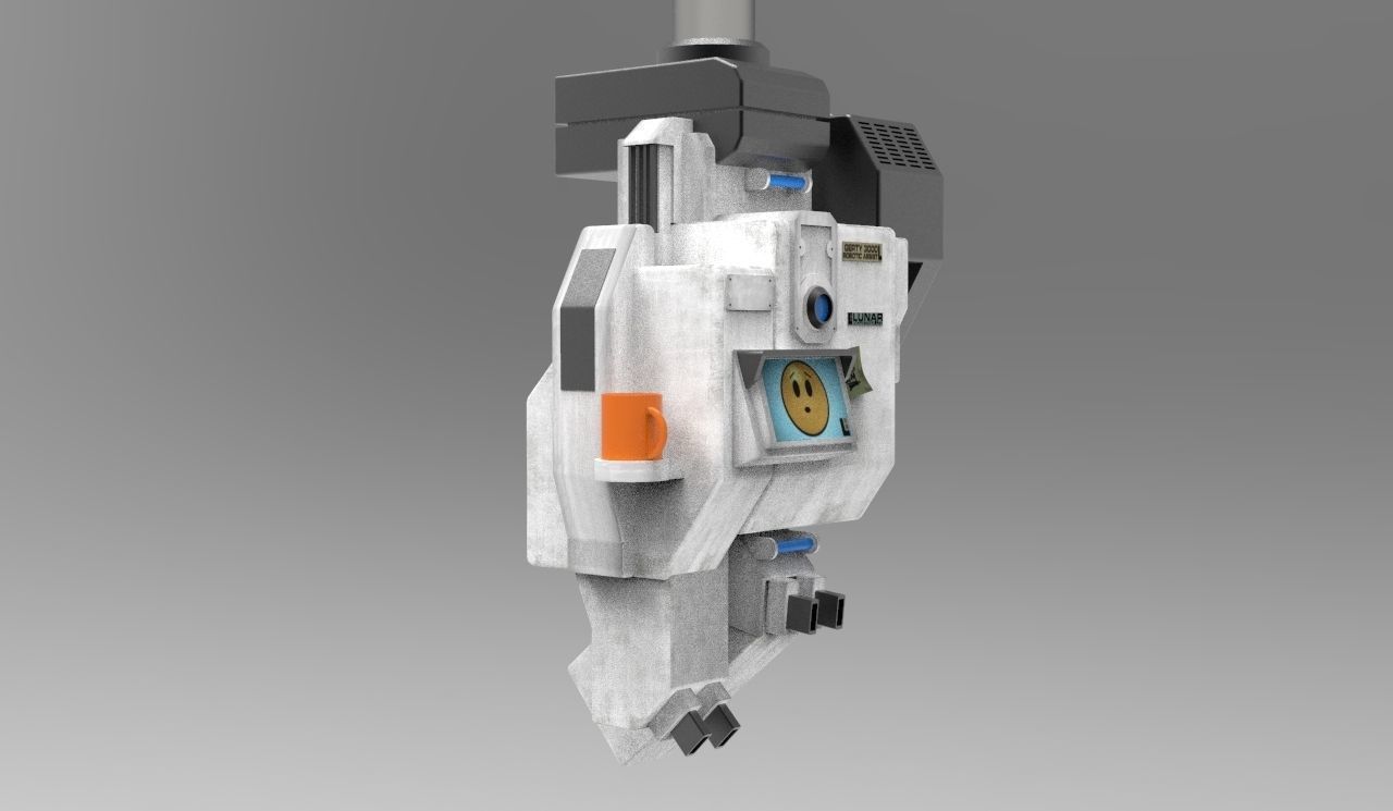 Gerty Robot Moon Movie 3D model | CGTrader