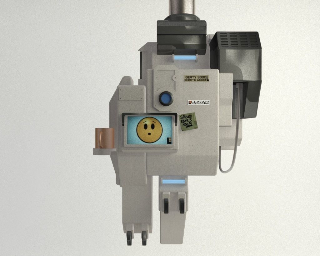 Gerty Robot Moon Movie 3D model | CGTrader