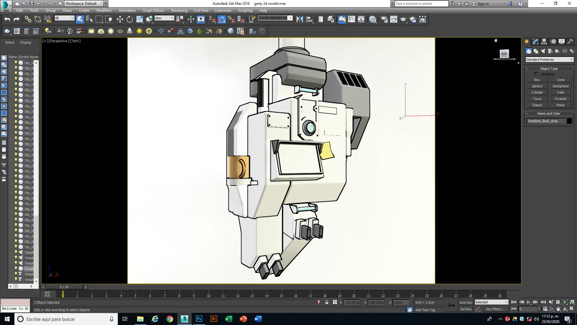 Gerty Robot Moon Movie 3D model | CGTrader