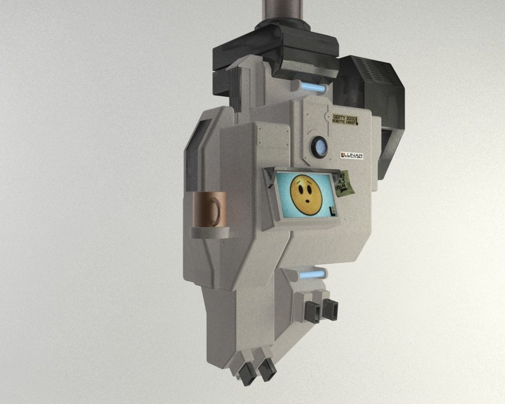 Gerty Robot Moon Movie 3D model | CGTrader