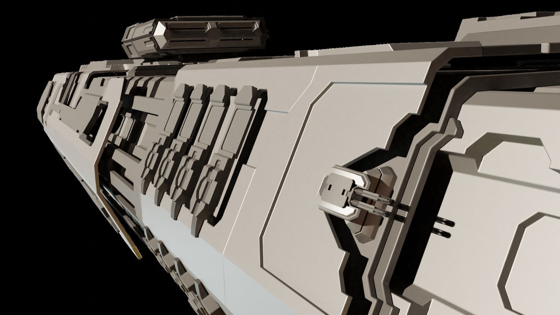 Space Carrier 3D model | CGTrader