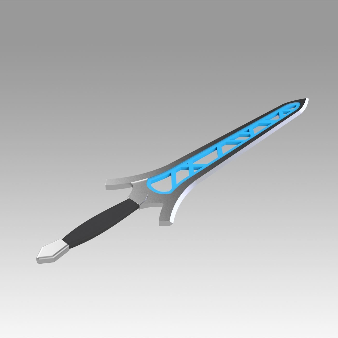 Fire Emblem Awakening Brave Sword Cosplay Weapon Prop 3D model 3D ...