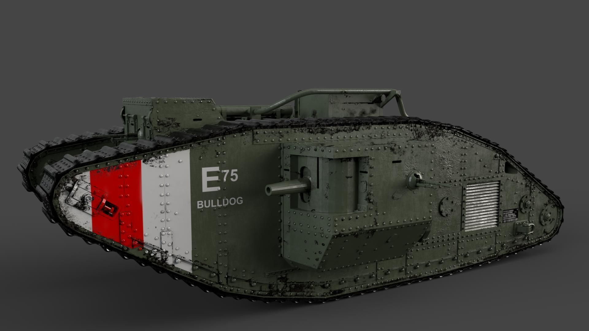 Tank Mark IV 3D model | CGTrader