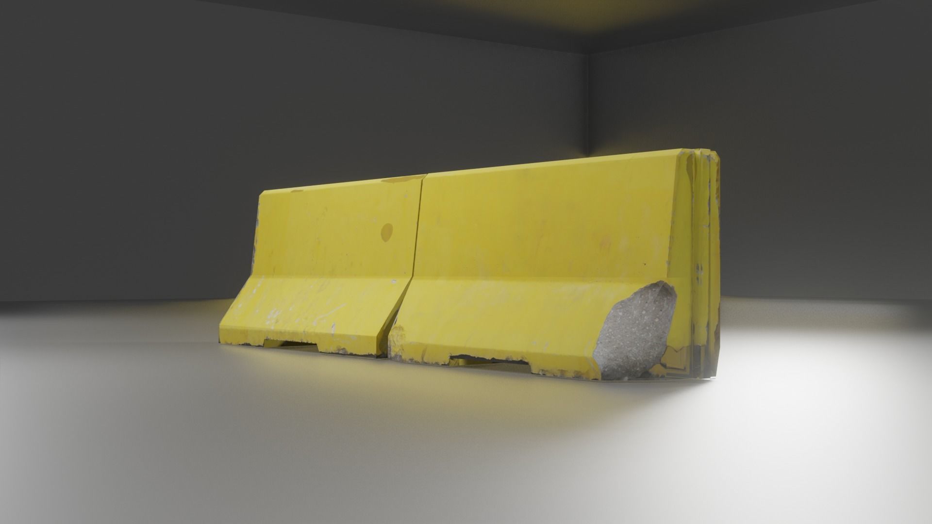 3D model low-poly barrier barricade VR / AR / low-poly | CGTrader