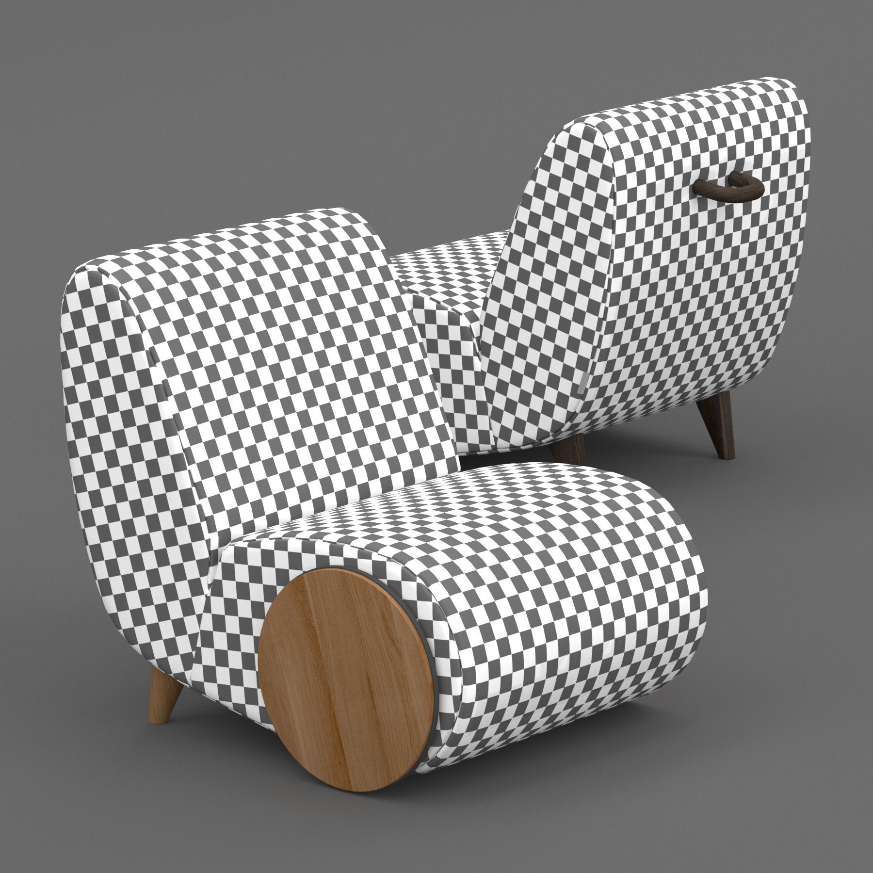 Rapide Lounge Chair by Borg 3D model | CGTrader