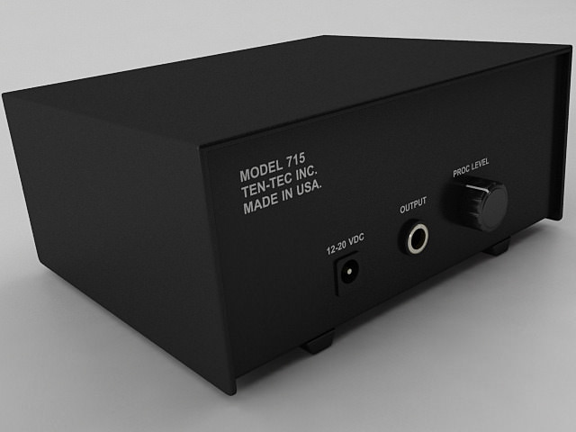 RF Speech Processor 3D Model MAX OBJ 3DS STL WRL WRZ | CGTrader.com