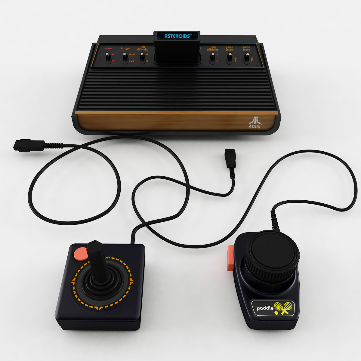 Atari 2600 VCS Collection 3D model | CGTrader