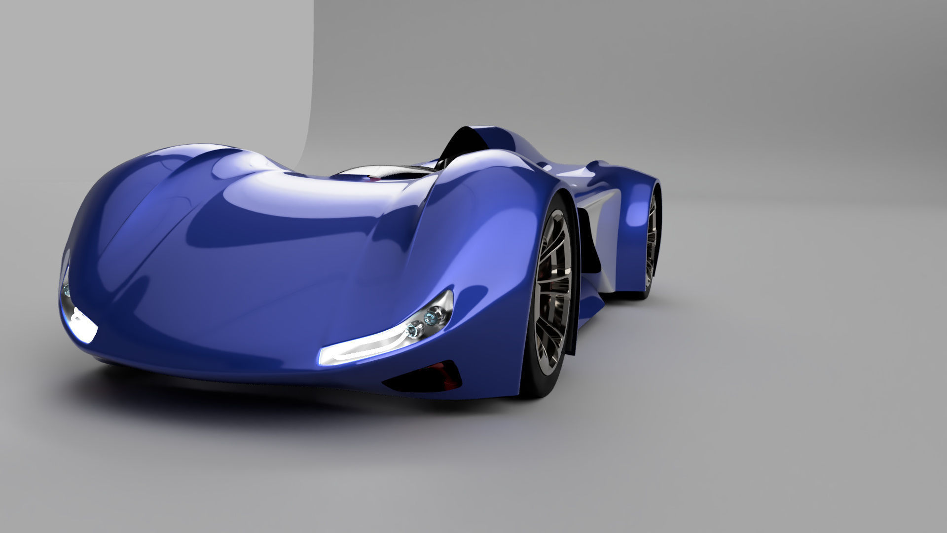 prototype race car 3D model | CGTrader