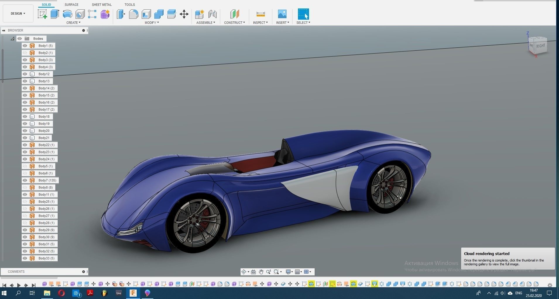 prototype race car 3D model | CGTrader