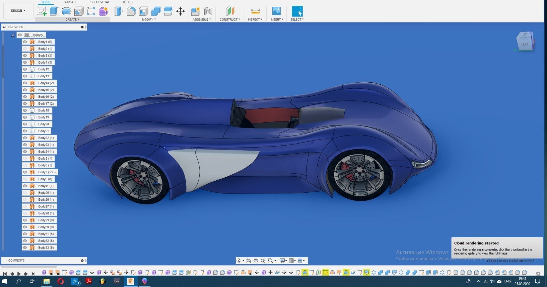 prototype race car 3D model | CGTrader