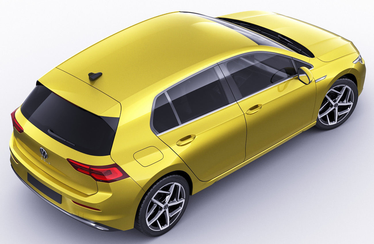 VW Golf 2020 3D model | CGTrader
