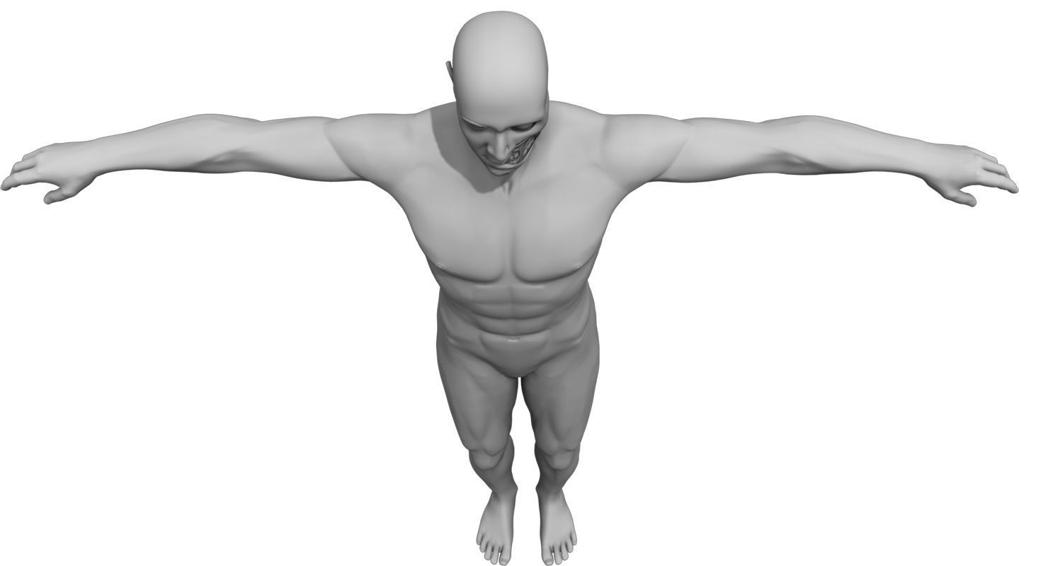 Zombie human 3d model 3D model | CGTrader