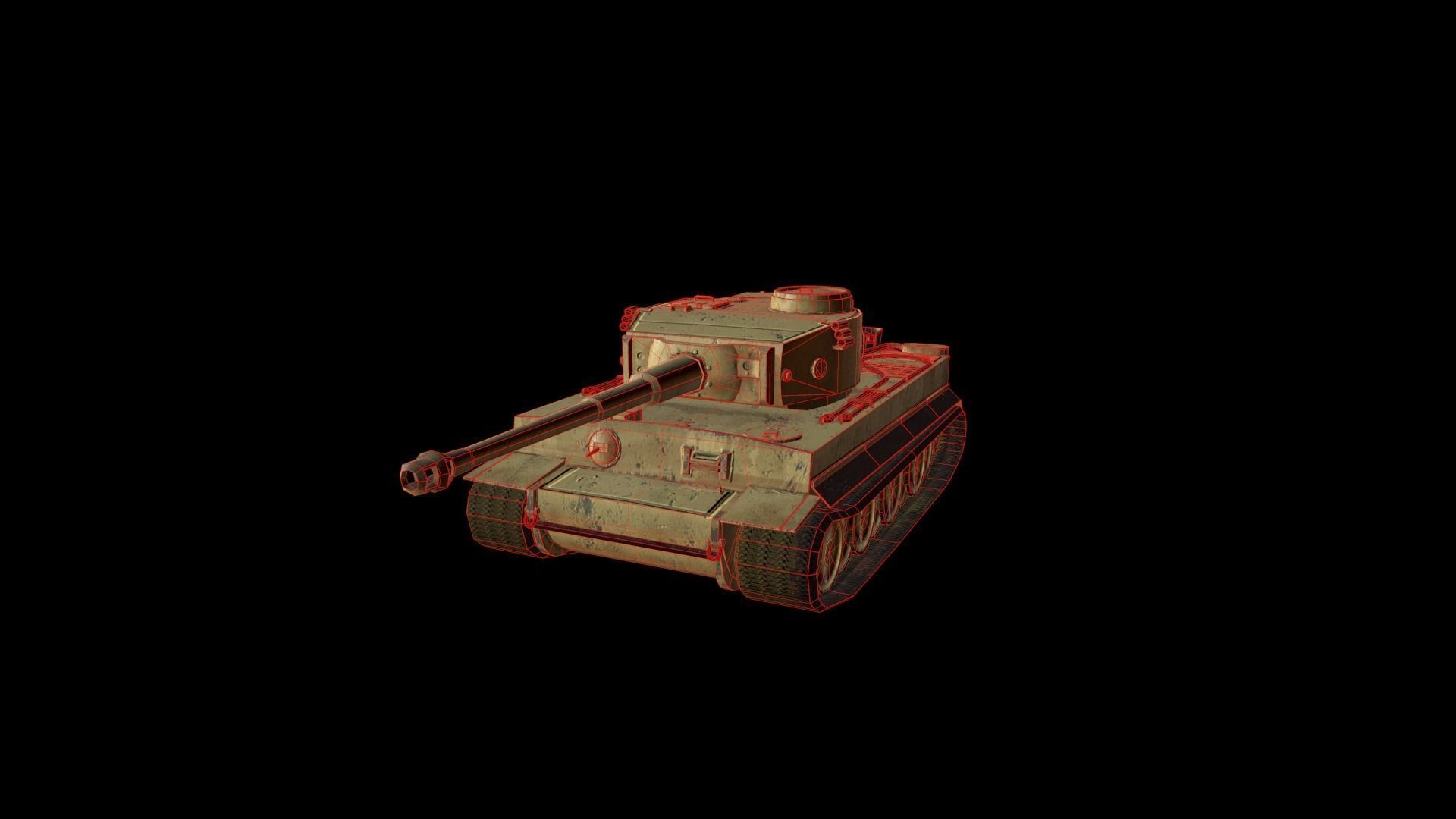 WWII Tiger 1 Tank free VR / AR / low-poly 3D model | CGTrader