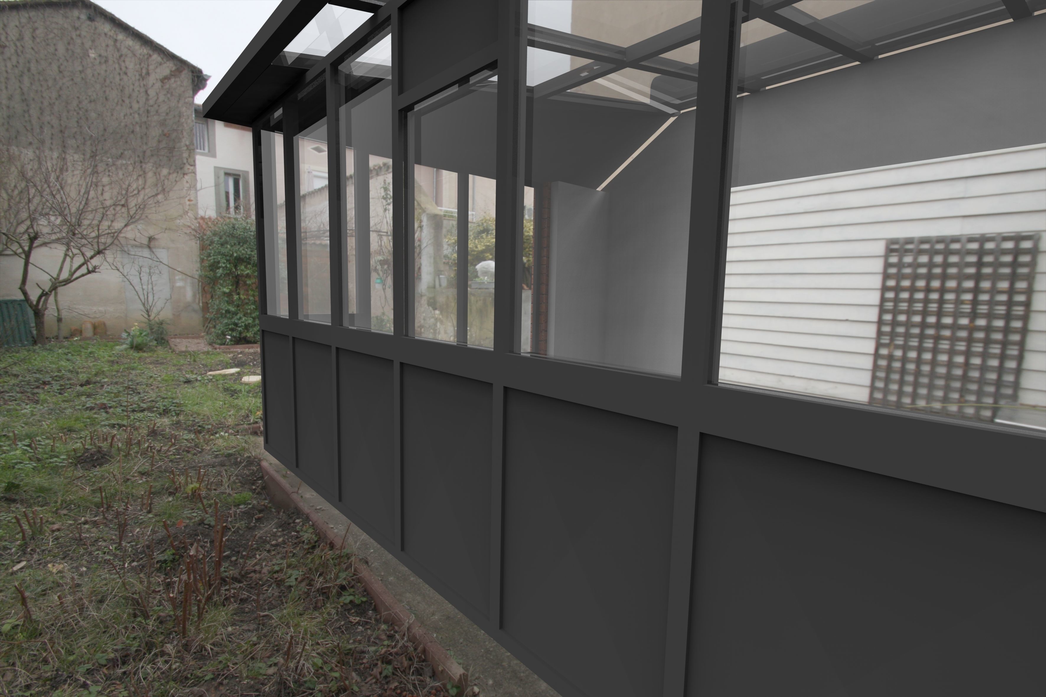 Veranda extension free 3D model | CGTrader