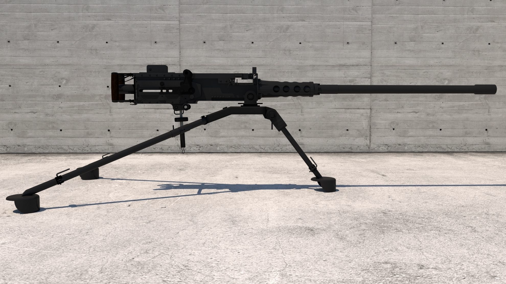 BROWNING M2HB 3D model | CGTrader