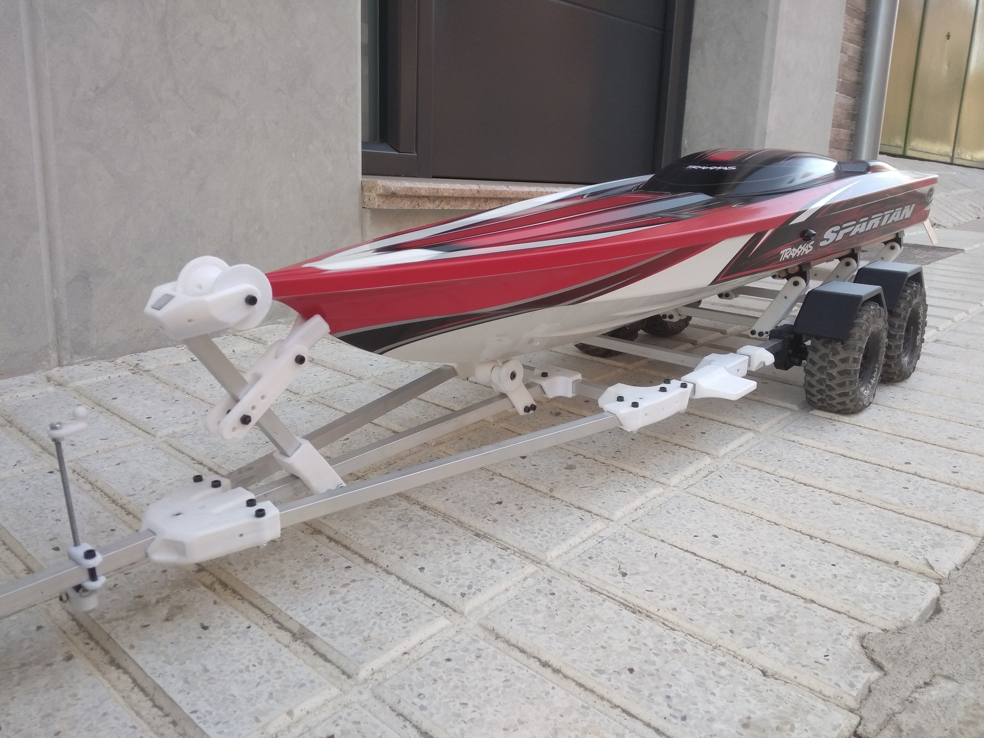 Boat Trailer for crawler or RC car 3D model 3D printable | CGTrader