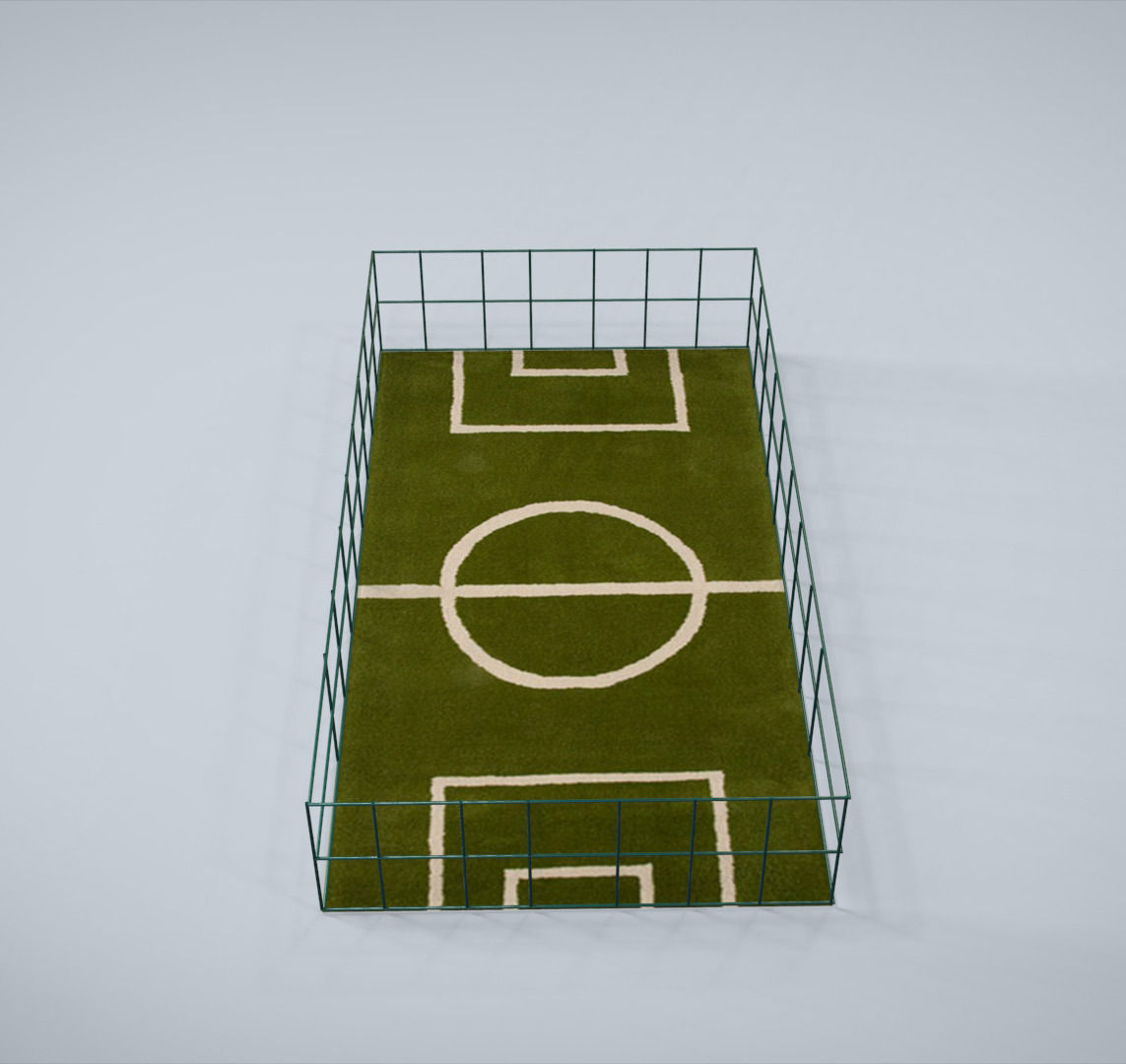 3D model Mini Football Court VR / AR / low-poly | CGTrader