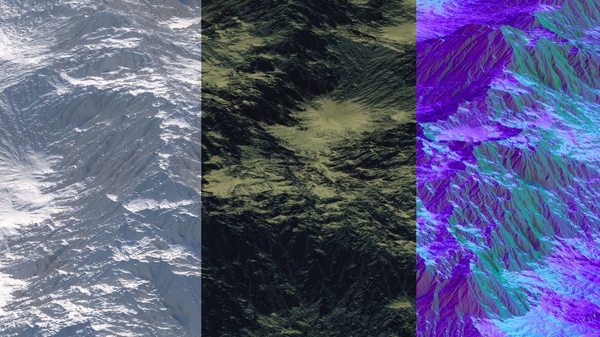 Texture MOUNTAINS Displacement Kit VOL-1 VR / AR / low-poly | CGTrader