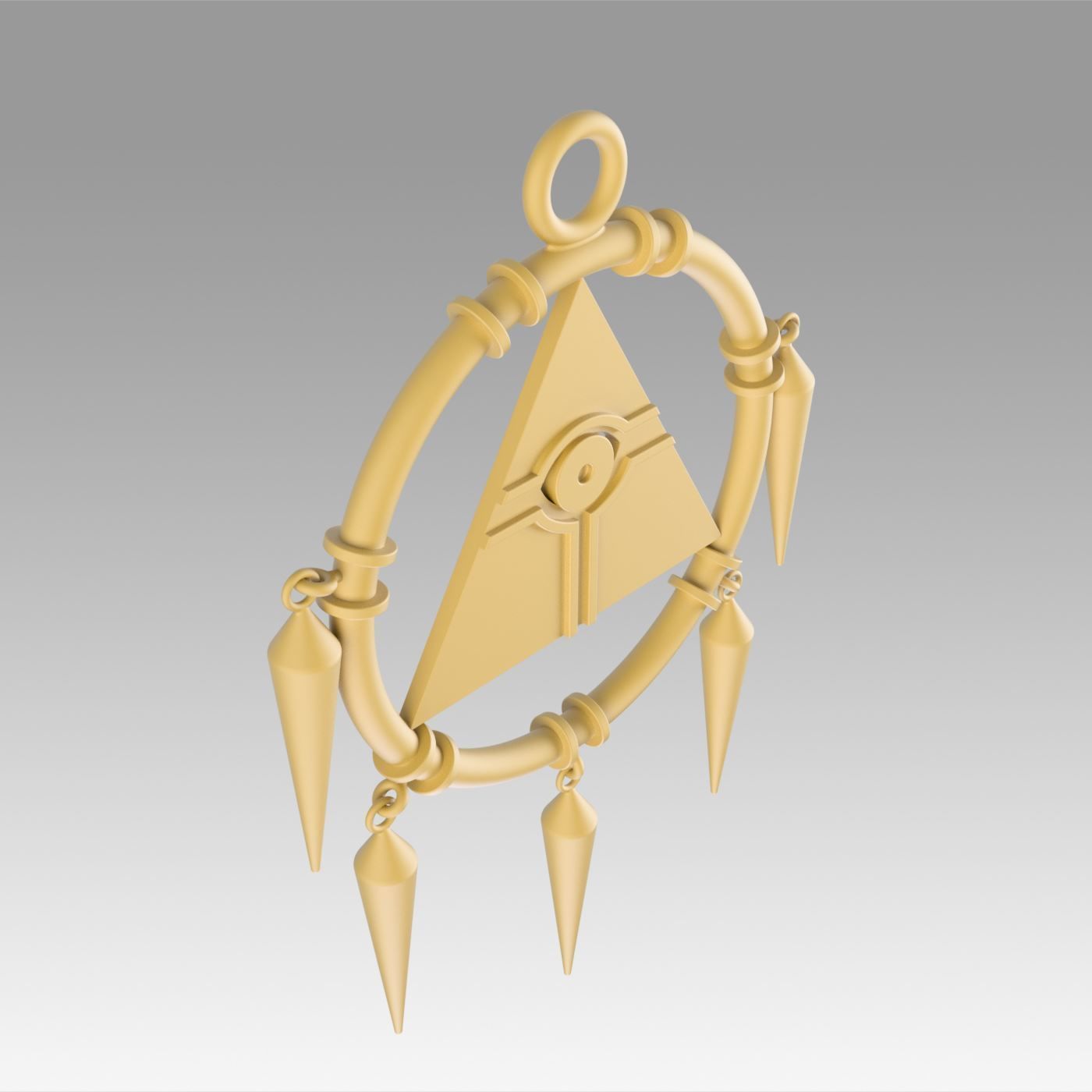 Yu Gi Oh Yugioh Duel Monsters Ryo Bakura Necklace Cosplay Prop 3D model ...