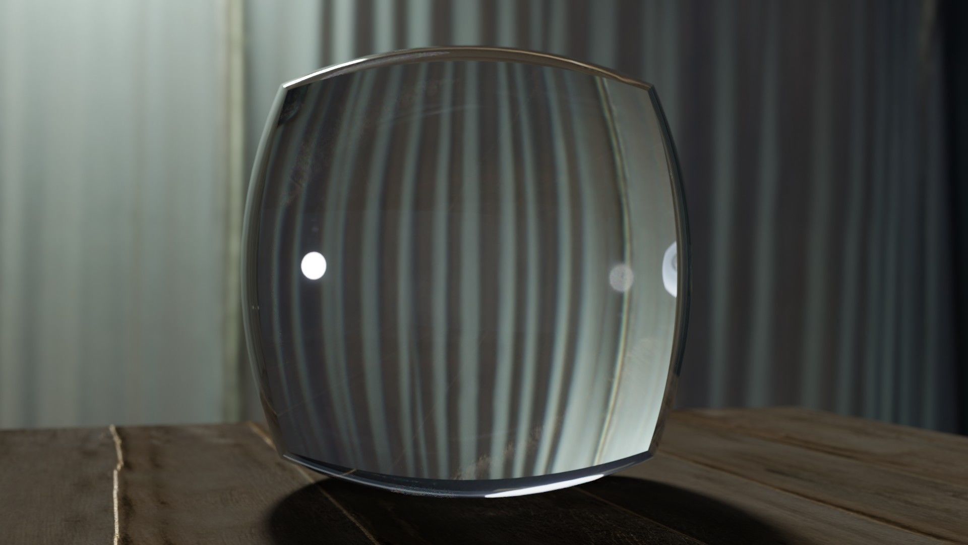 Hexasphere optical lens Simple Shapes Collection free 3D model | CGTrader