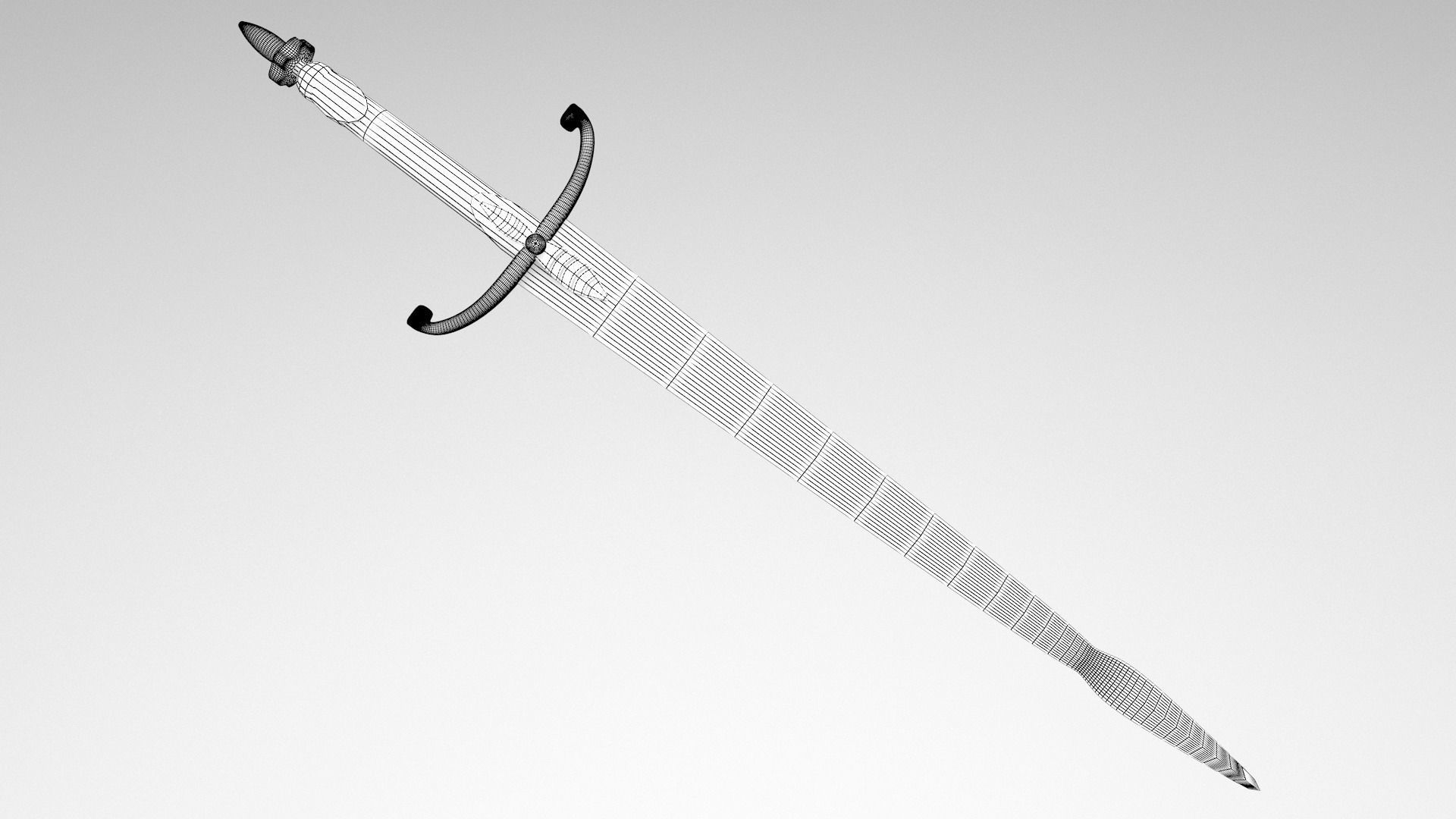 Angrod Elven Sword 3D model | CGTrader