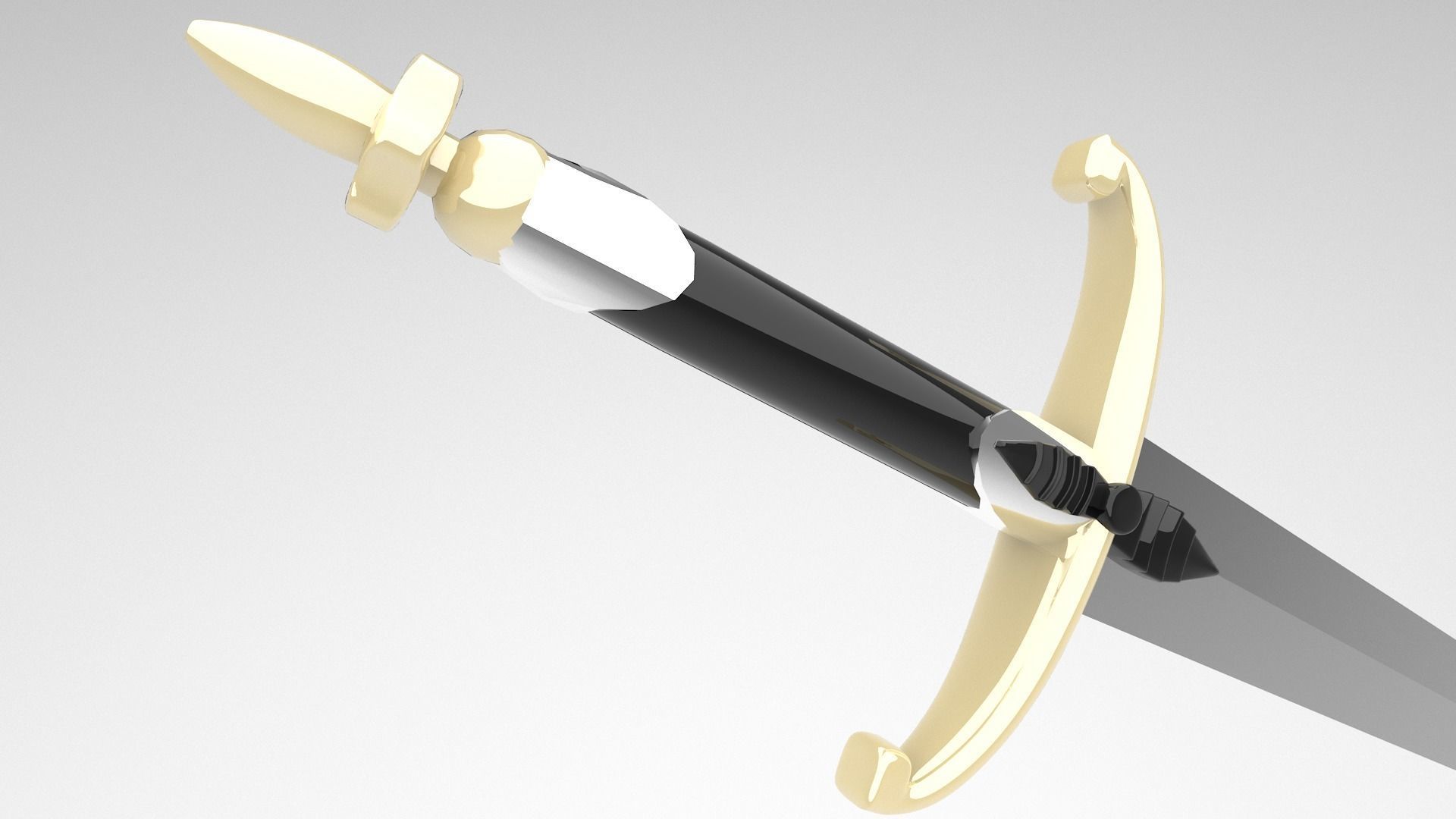 Angrod Elven Sword 3D model | CGTrader
