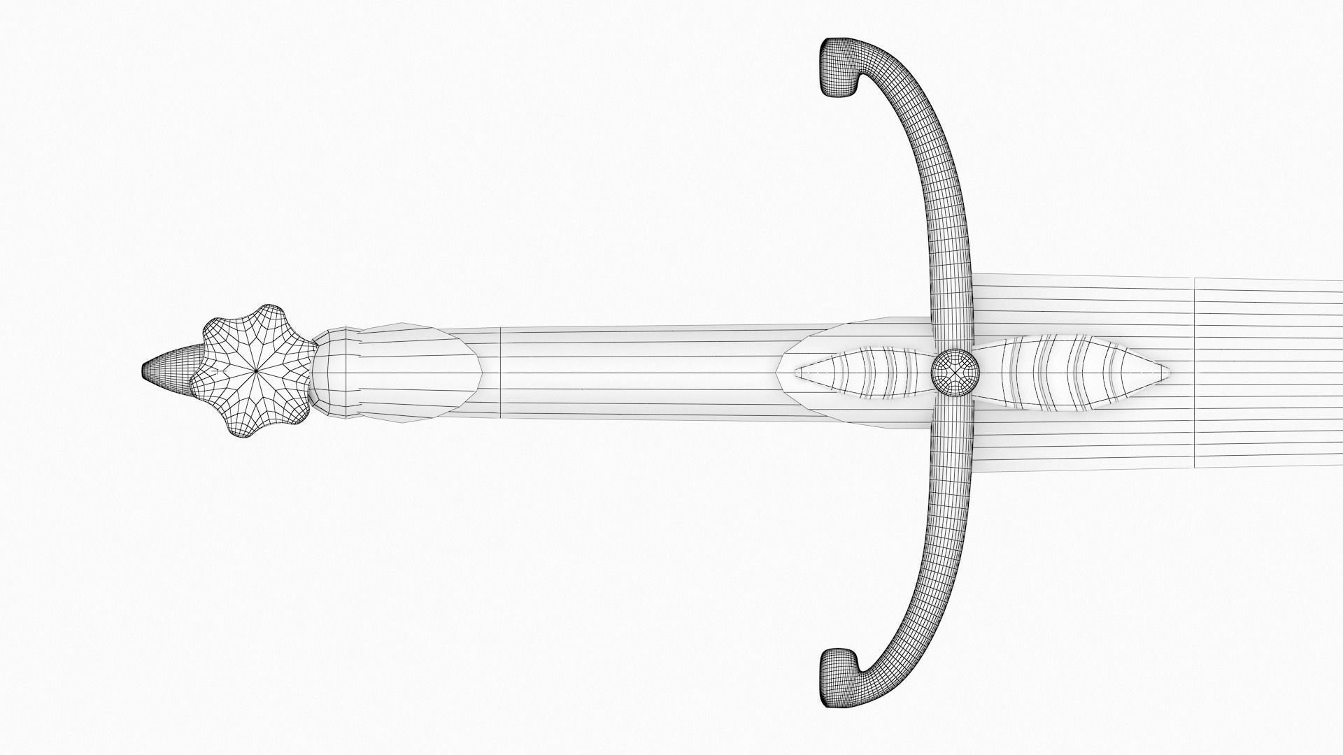 Angrod Elven Sword 3D model | CGTrader