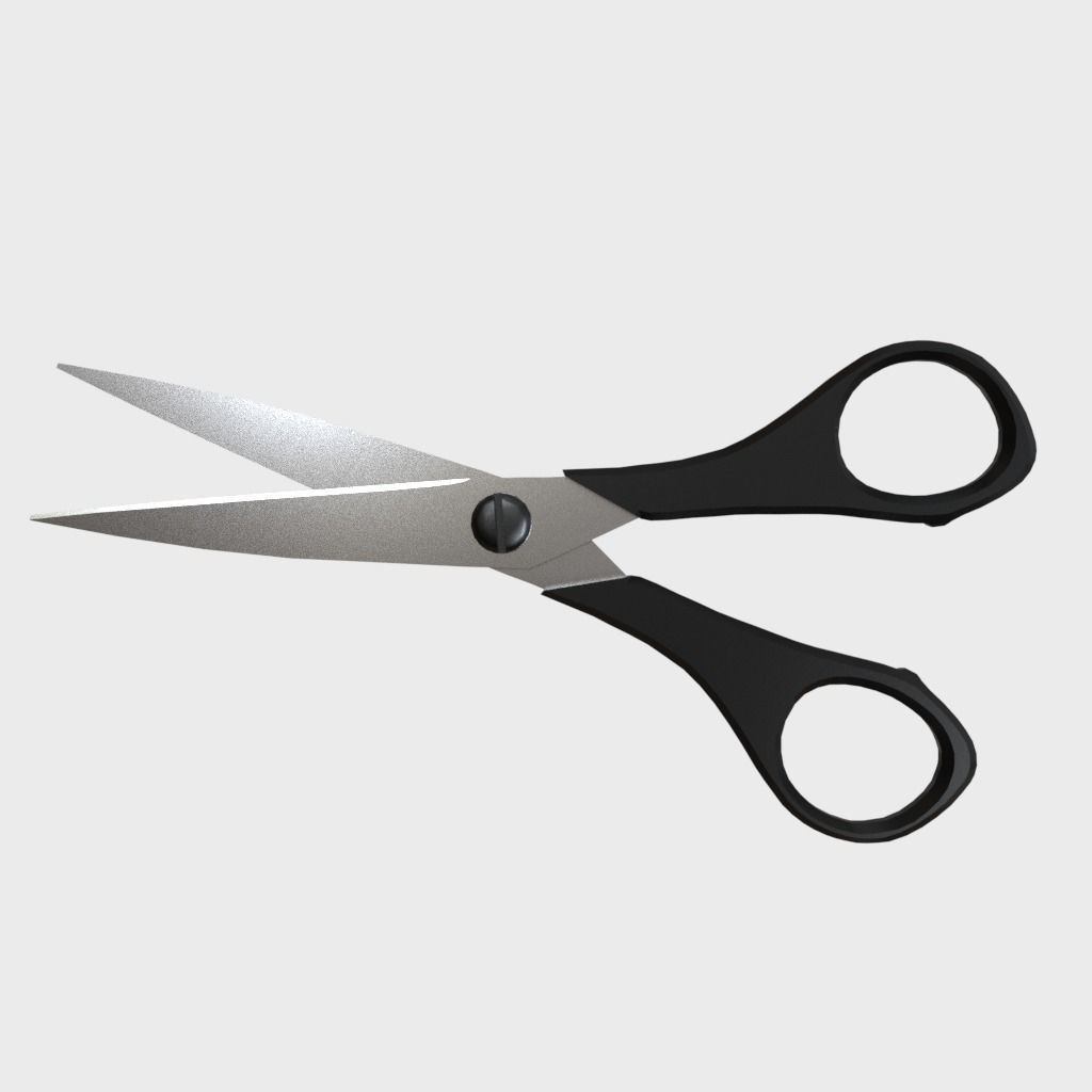 3D model Five Low Poly Rigged Scissor Pack VR / AR / low-poly rigged ...