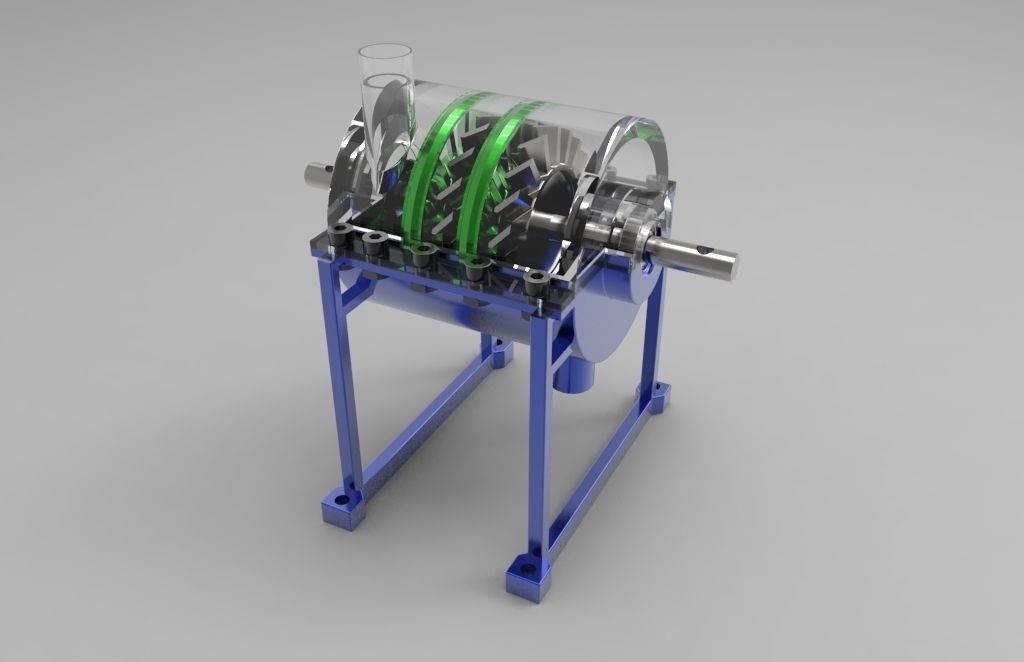 Mini Steam Turbine Engine 150 watts 3D model | CGTrader