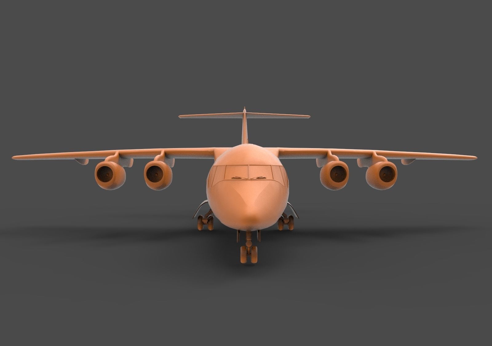 BAE 146 3D model 3D printable | CGTrader