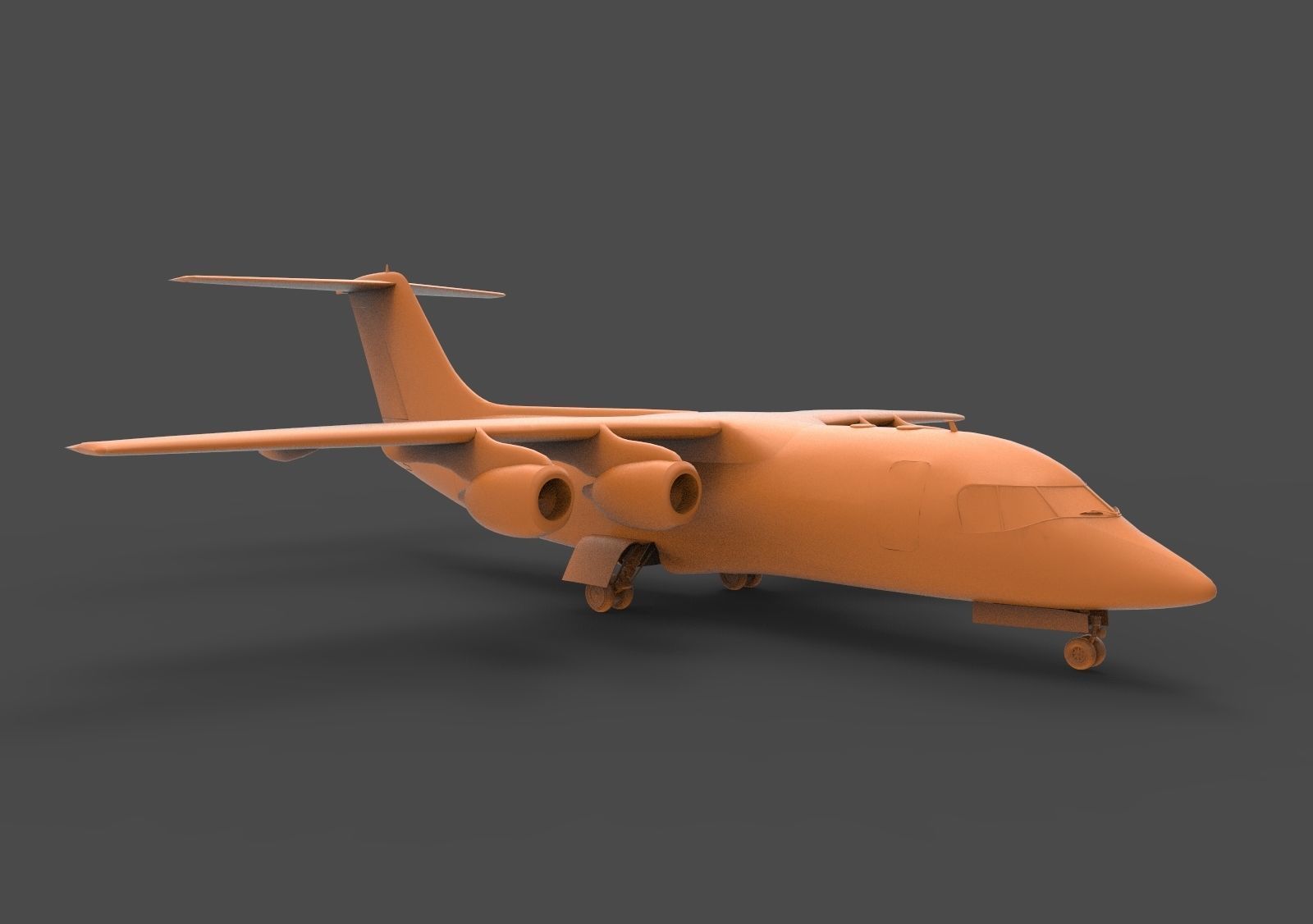 BAE 146 3D model 3D printable | CGTrader