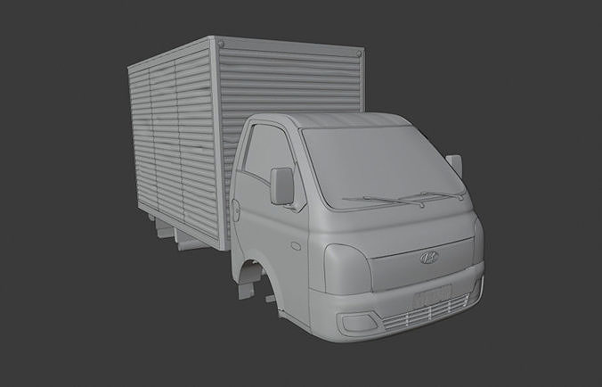 Hyundai Hr box 3D model | CGTrader