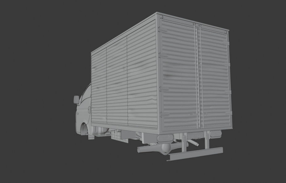 Hyundai Hr box 3D model | CGTrader