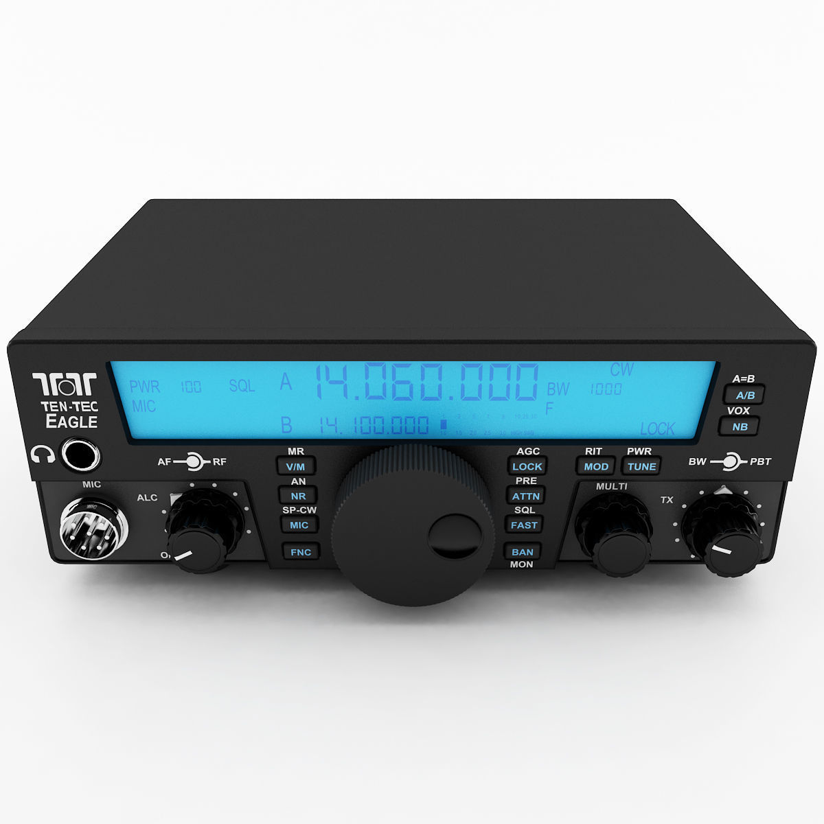 Ten Tec Eagle Transceiver 3D model | CGTrader