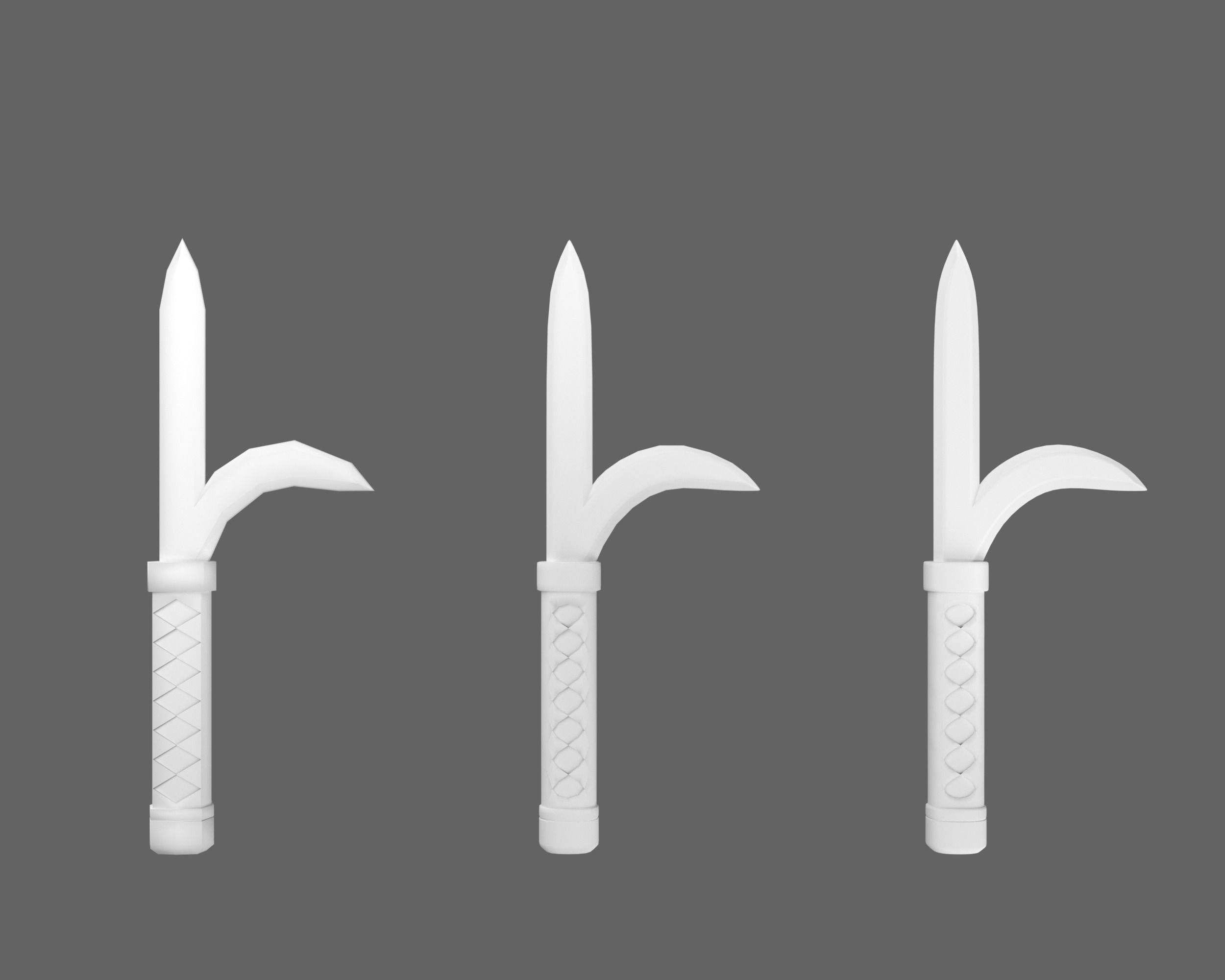 3D model Ancient Japanese Kyoketsu Shoge VR / AR / low-poly | CGTrader