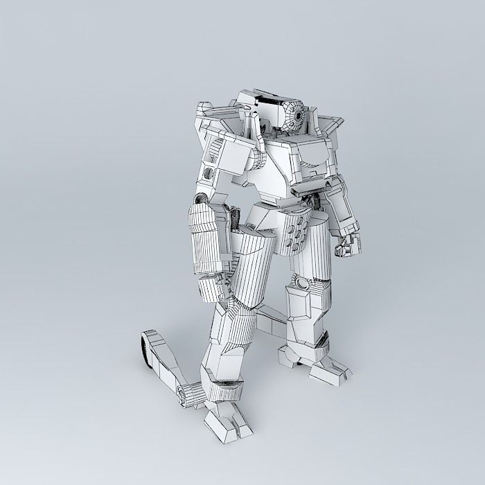 Knightpolice robot free 3D model | CGTrader