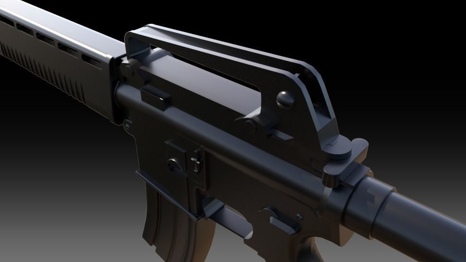 T91 Assault Rifle 3D model | CGTrader