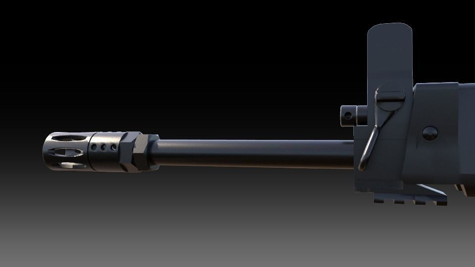 T91 Assault Rifle 3D model | CGTrader