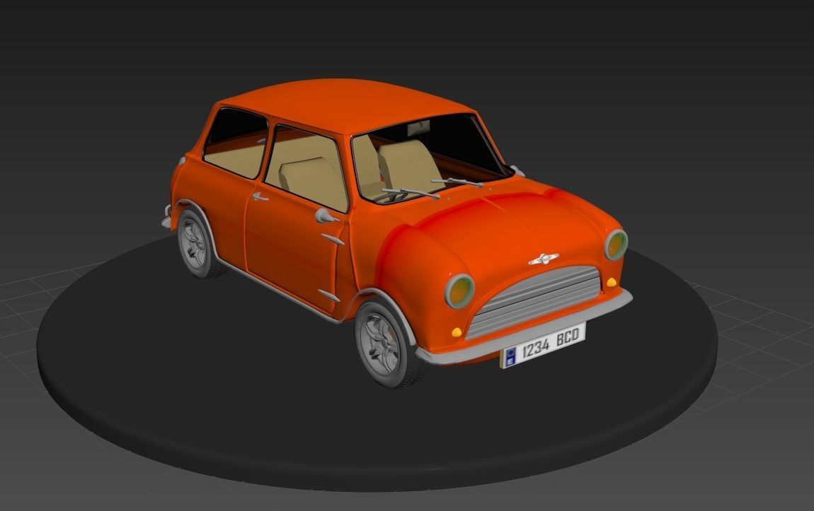 Austin Mini 1967 Car 3d Model 3D model | CGTrader