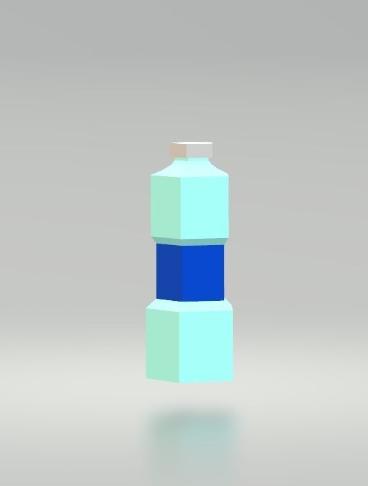 3D model Low Poly Water Bottle VR / AR / low-poly | CGTrader