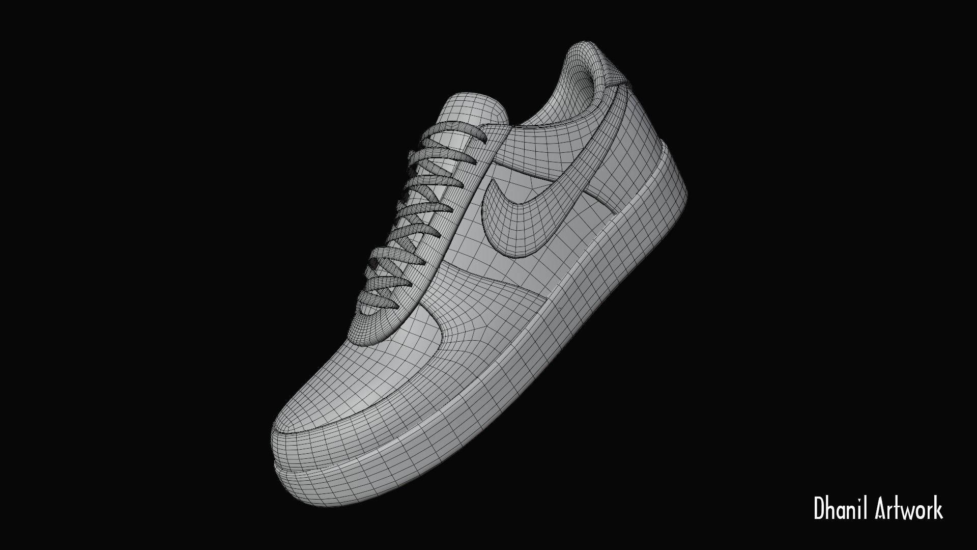 NIKE AIR FORCE 1 3D model | CGTrader