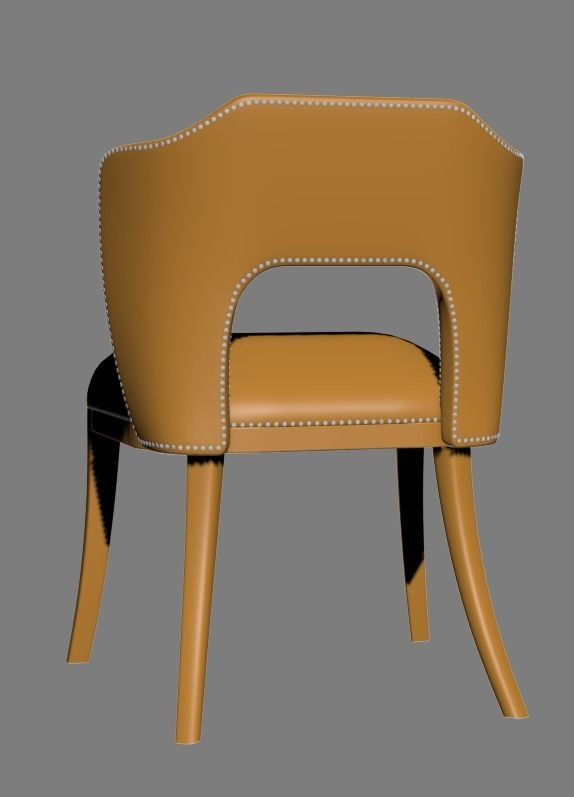 BOYD BLUE WOLFE DINING CHAIR 3D model | CGTrader