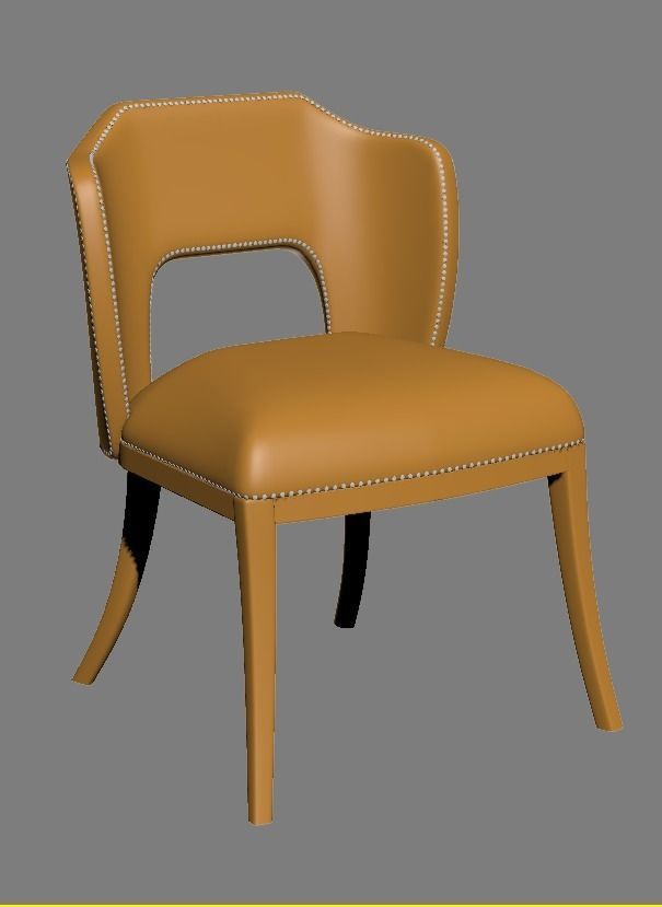 BOYD BLUE WOLFE DINING CHAIR 3D model | CGTrader