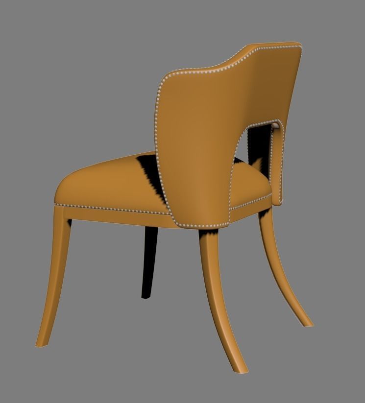 BOYD BLUE WOLFE DINING CHAIR 3D model | CGTrader